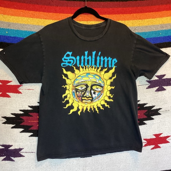 Sublime | Shirts | Sublime Band San Face Logo Sunshine Short Sleeve T ...
